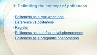 Politeness.present | PPTX