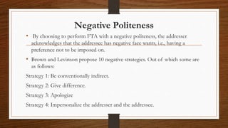 Politeness (Pragmatics) | PPTX