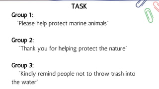 Polite Communication and Environmental Protection: Writing Requests to ...