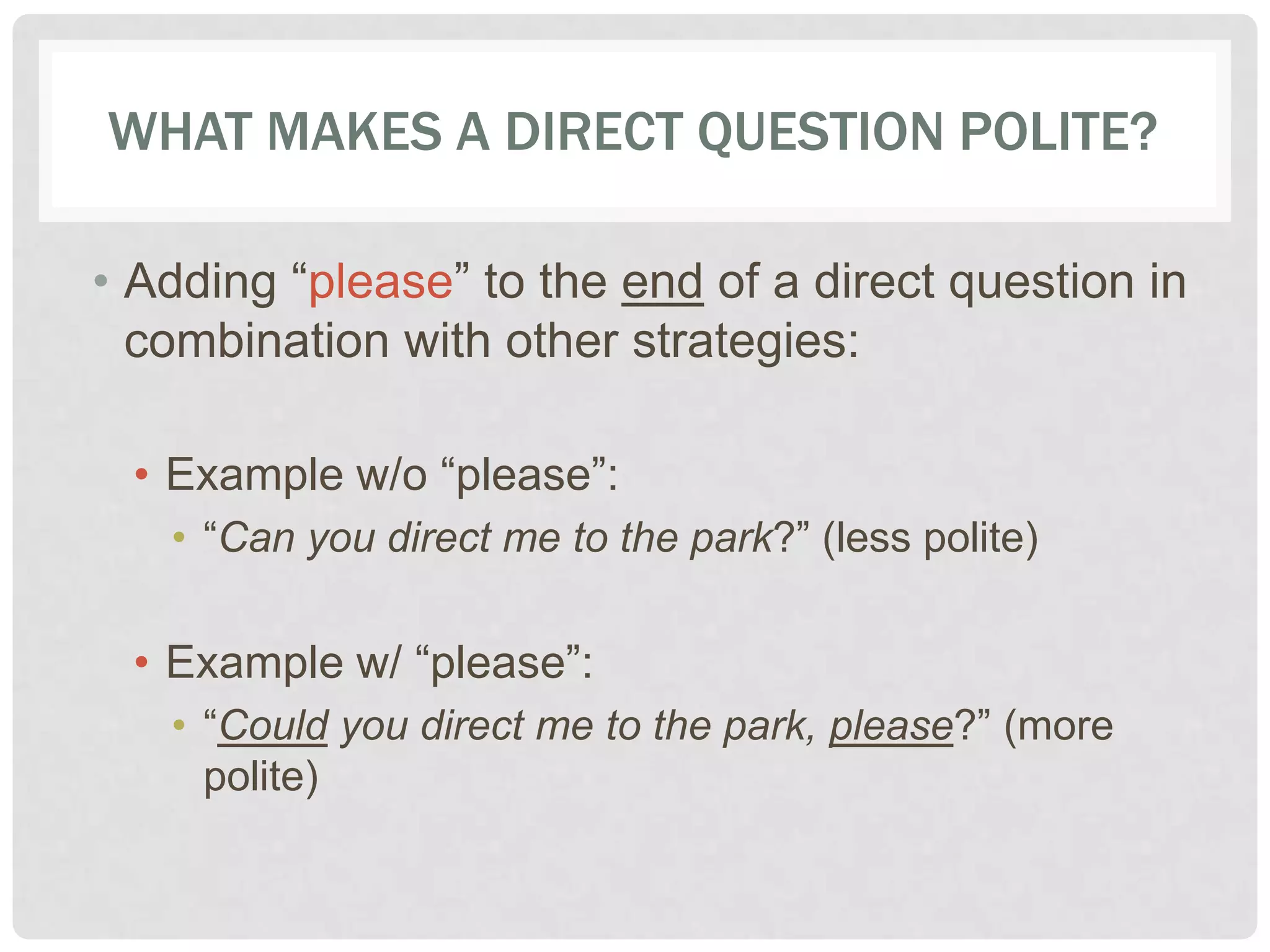 Polite questions and requests | PPTX