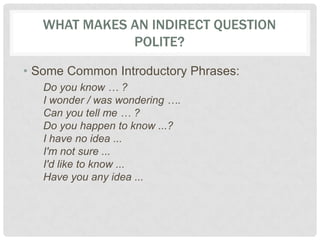Polite questions and requests | PPT