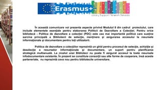 Elena CRISTIAN. Criterii şi elemente esenţiale în elaborarea Politicii de dezvoltare a ...