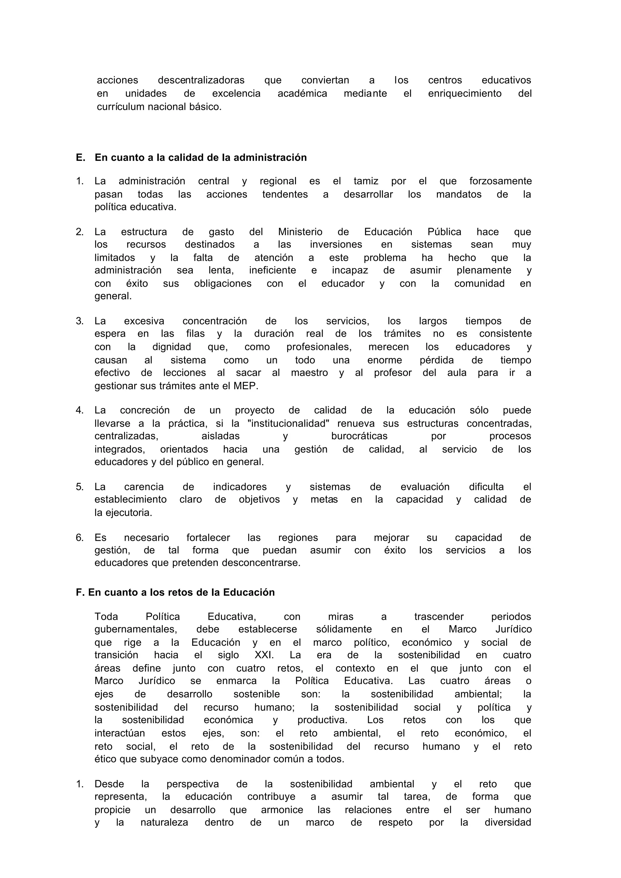 Politica educativa siglo XXI | PDF