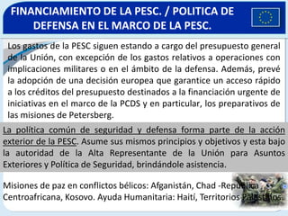 Politica exterior y de seguridad comun de la Union Europea | PPTX