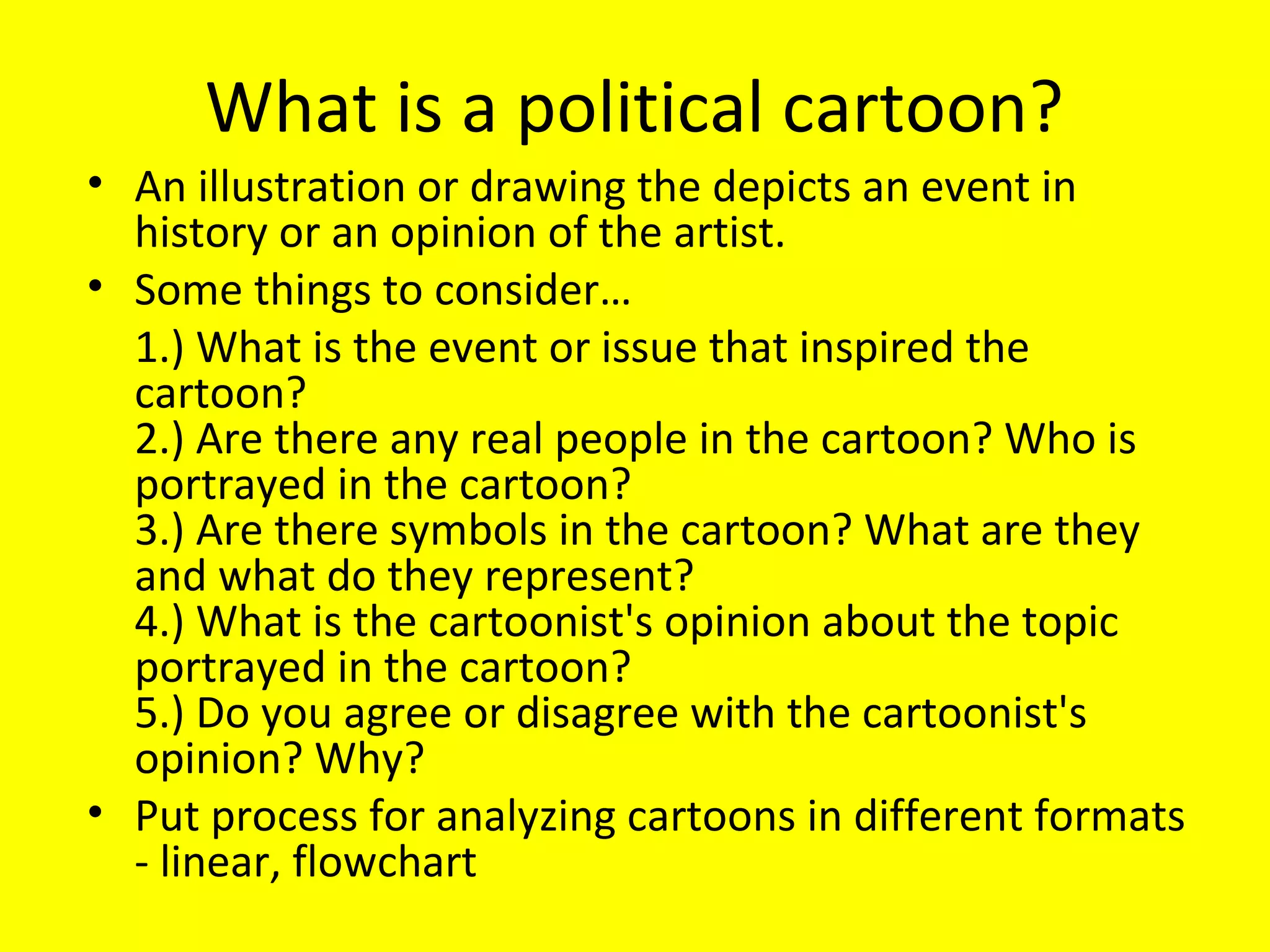 Political cartoons---cuba | PPT