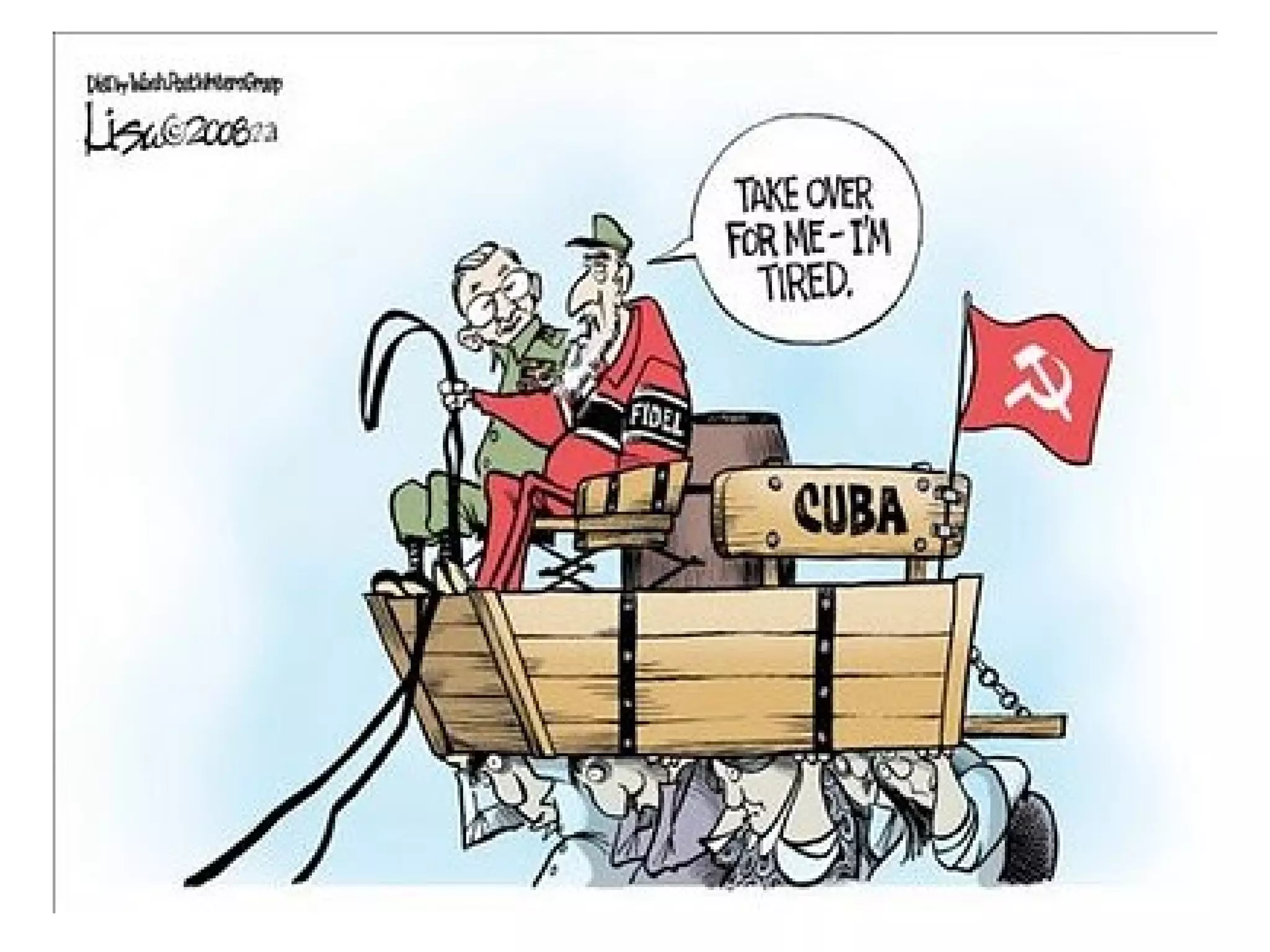 Political cartoons---cuba | PPT | Free Download