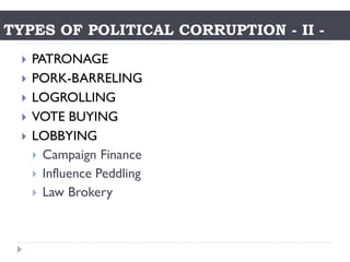Political Corruption (A Study On Political Pathology) | PDF