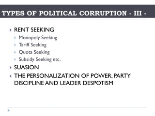 Political Corruption (A Study On Political Pathology) | PDF