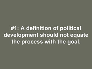 Political Development & Civil Society | PPT
