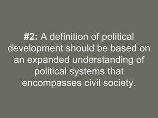 Political Development & Civil Society | PPT