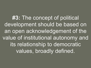 Political Development & Civil Society | PPT
