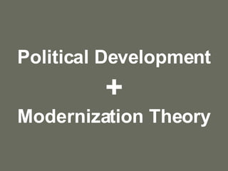Political Development & Civil Society | PPT