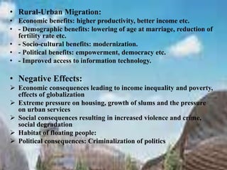 Political Economy Constraints For Urban Development | PPTX