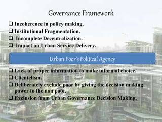 Political Economy Constraints For Urban Development | PPT