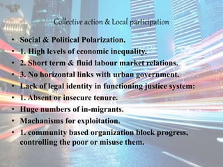 Political Economy Constraints For Urban Development | PPTX