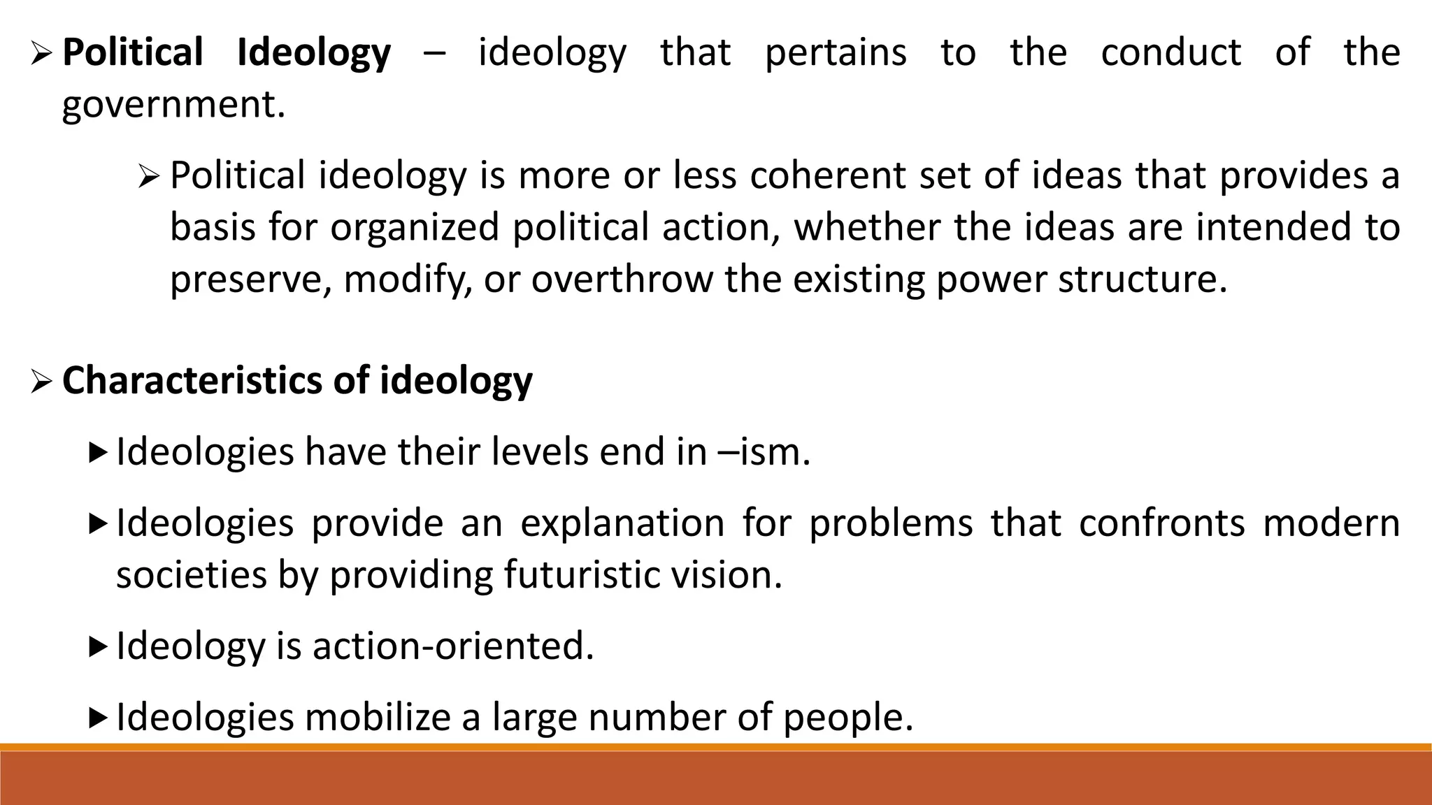 POLITICAL-IDEOLOGIES.pptx | Politics