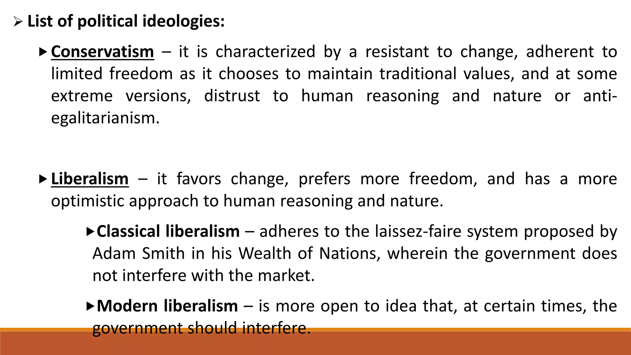 POLITICAL-IDEOLOGIES.pptx | Politics
