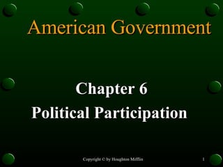 Political Participation | PPT