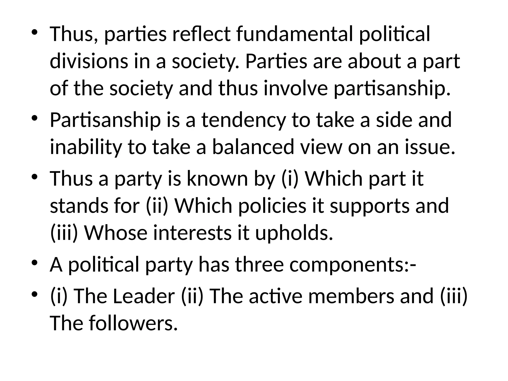 Ppt on political parties and their impact | PPTX