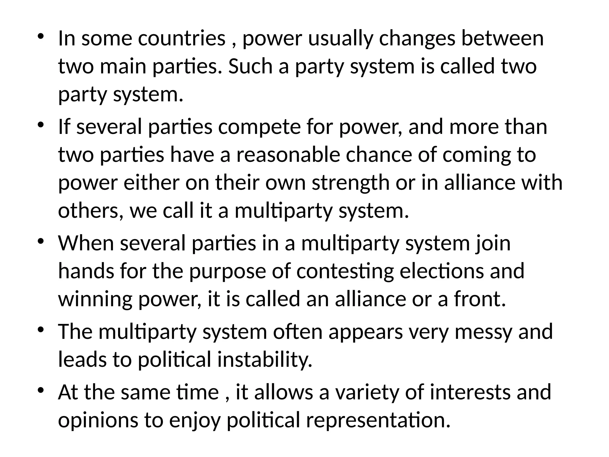 Ppt on political parties and their impact | PPTX