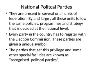 Ppt on political parties and their impact | PPTX