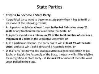 Ppt on political parties and their impact | PPTX