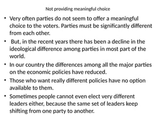 Ppt on political parties and their impact | PPTX