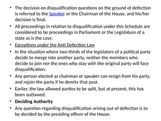 Ppt on political parties and their impact | PPTX