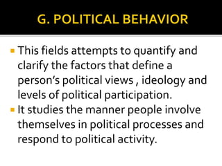 Political science | PPTX