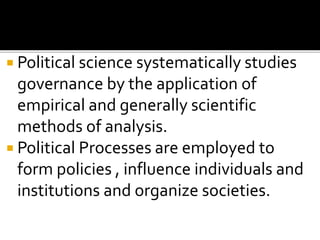 Political science | PPTX