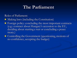 Political System Of Hungary 2 | PPT
