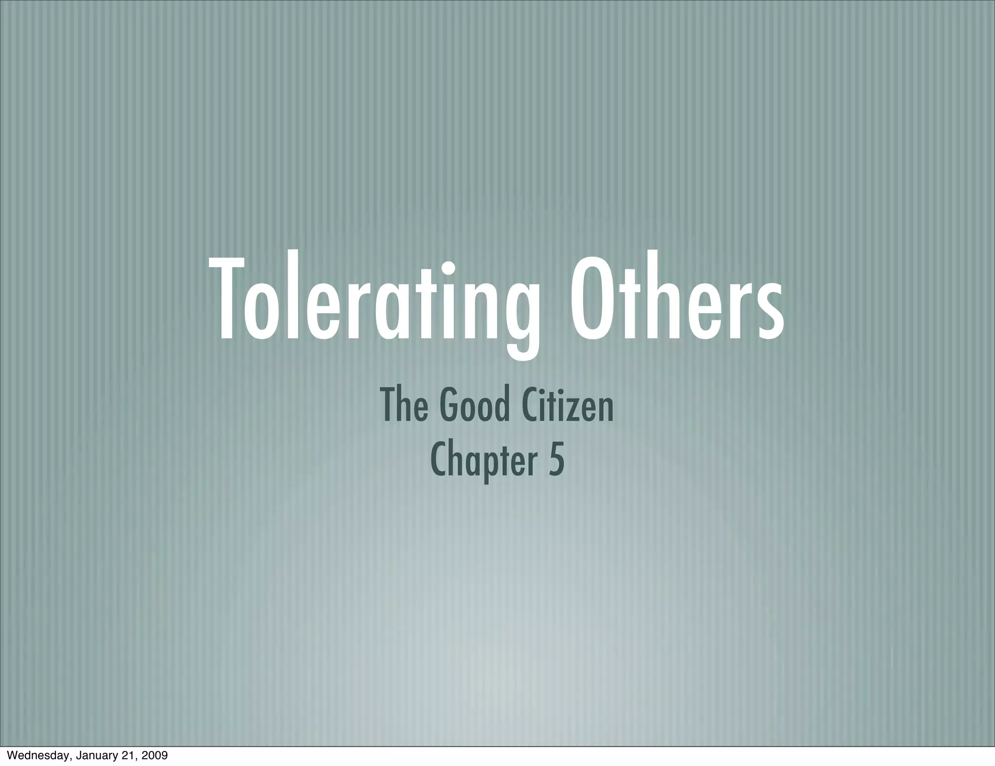 Political Tolerance | PDF