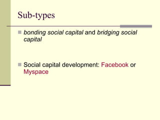 What is social capital | PPT