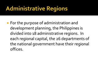 Political and administrative structure | PPTX