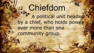 Political and Leadership Structures | PPTX