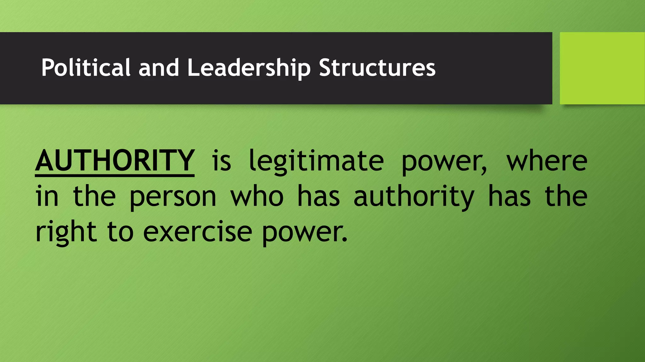 Political and Leadership Structures ....pptx