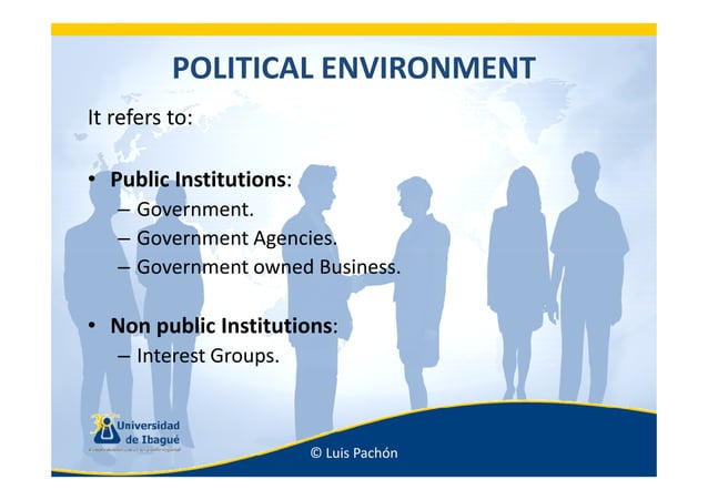 Political and legal environment | PPT