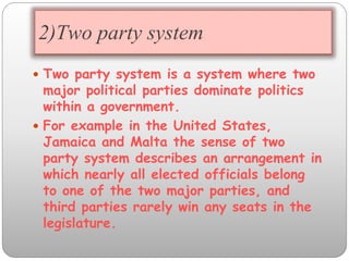Political and regional parties , | PPTX