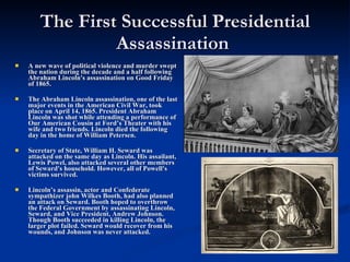 Political Assassinations | PPT