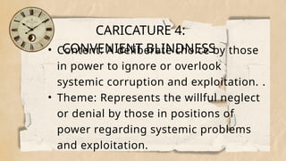 POLITICAL CARICATURES POWERPOINT PRESENT | PPTX