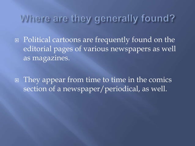 Political cartoon presentation | PPTX