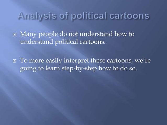 Political cartoon presentation | PPTX