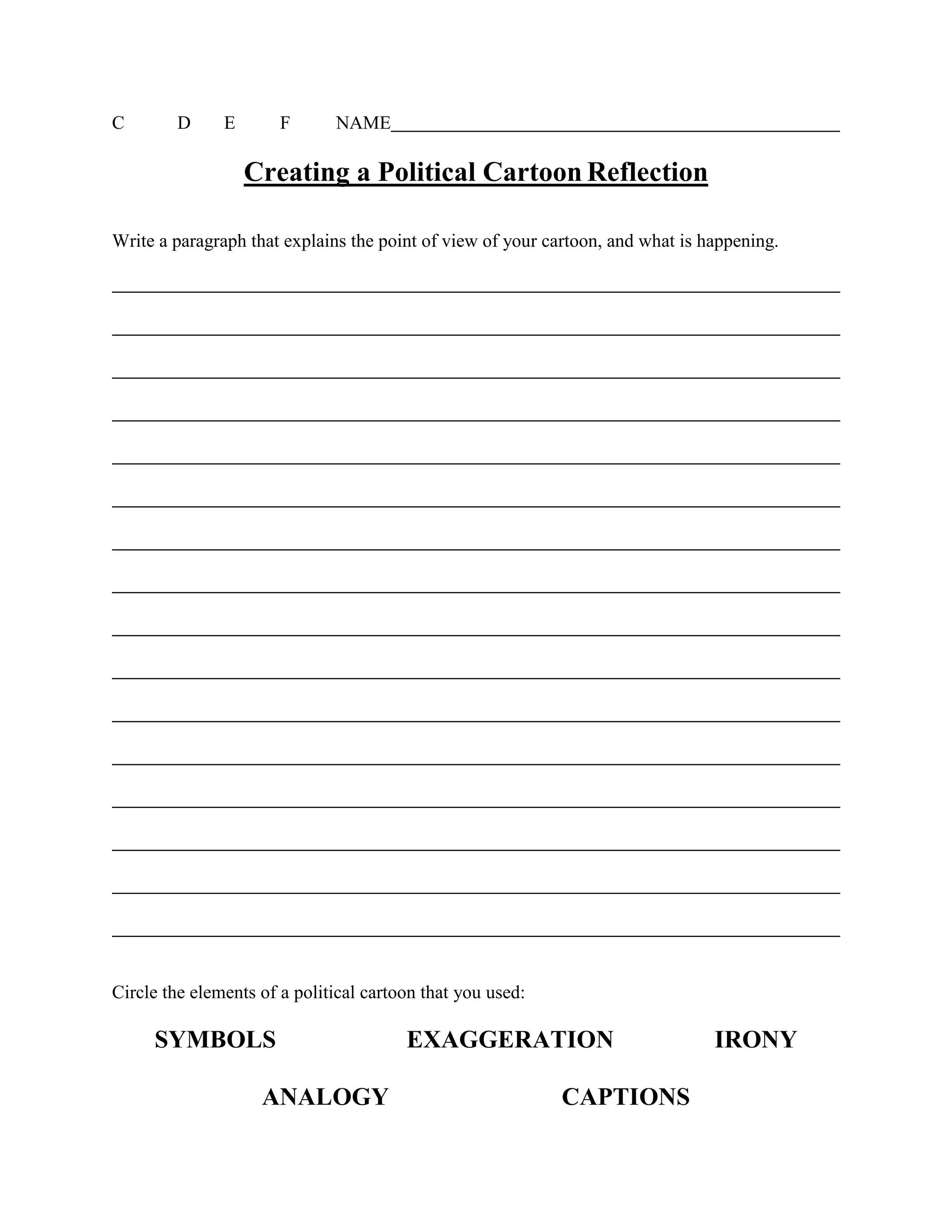 Political cartoons | PDF