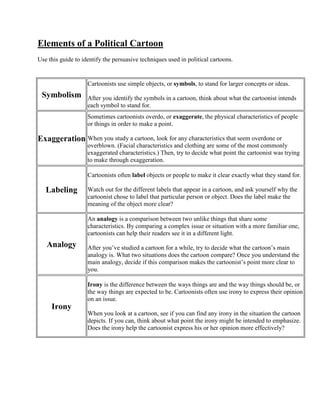 Political cartoons | PDF