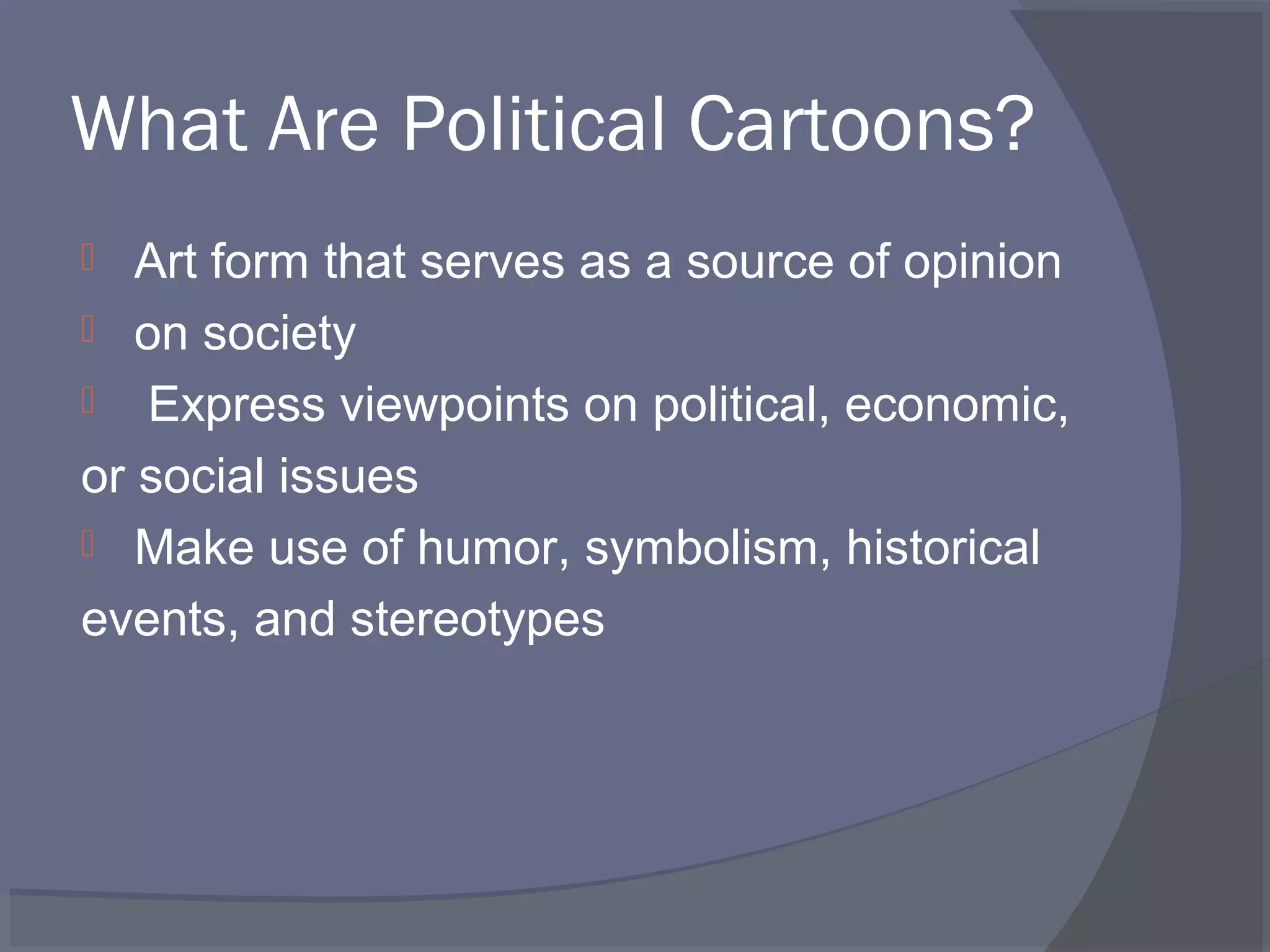 Political cartoons | PPT