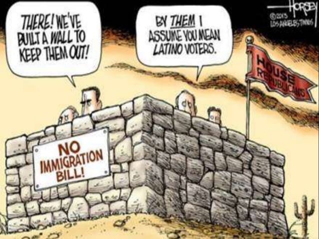 Political cartoons #122 immigration | PPSX