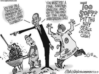 Political cartoons #122 immigration | PPT