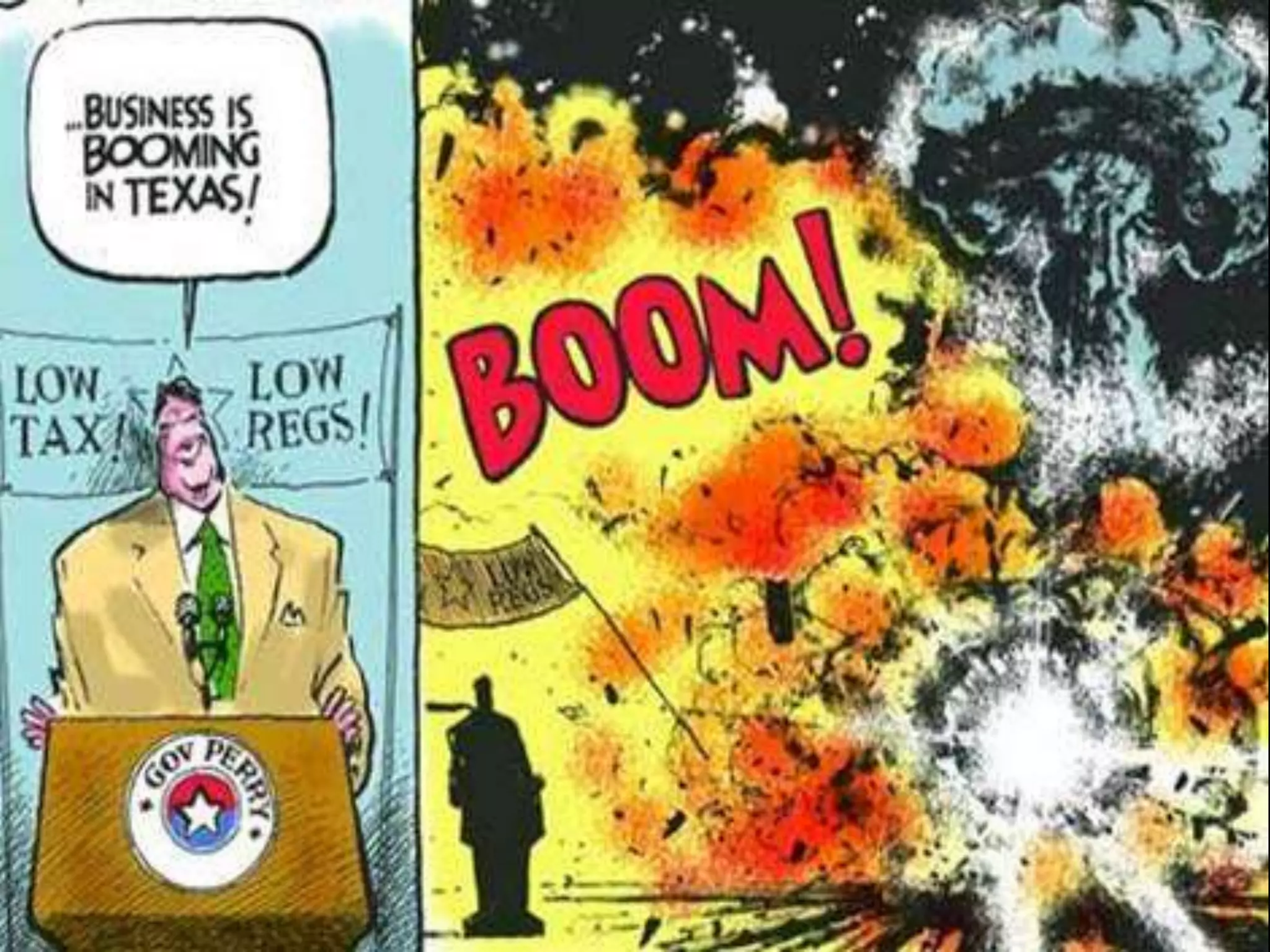 Political cartoons #124 texas | PPSX