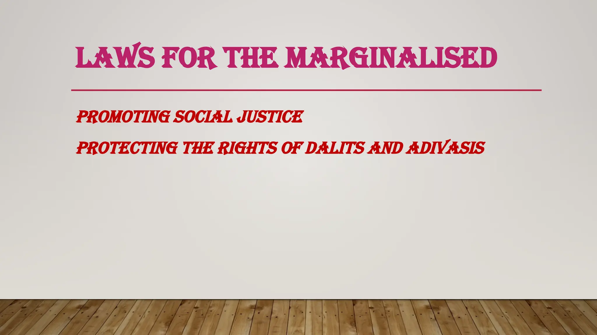 Confronting Marginalisation and understanding | PPTX