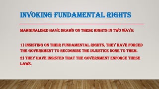 Confronting Marginalisation and understanding | PPTX